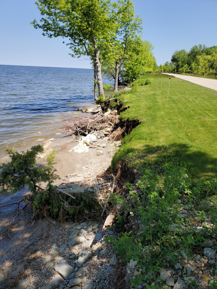 Shoreline Erosion Photos • Examples of Eroded Shorelines • Lakeshore ...