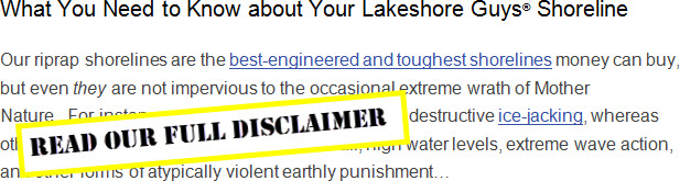 Click here to read our quick disclaimer • Lakeshore Guys® - MN ...