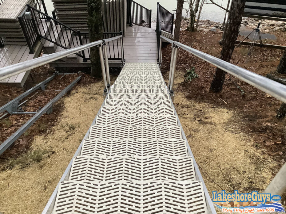 Custom Aluminum Staircase Construction on Hillsides in MN, WI, SD, ND ...